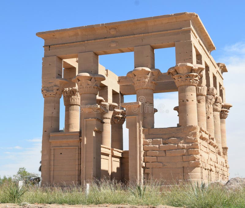 Philae temple stock photo. Image of temple, philae, pharaonic - 138066390