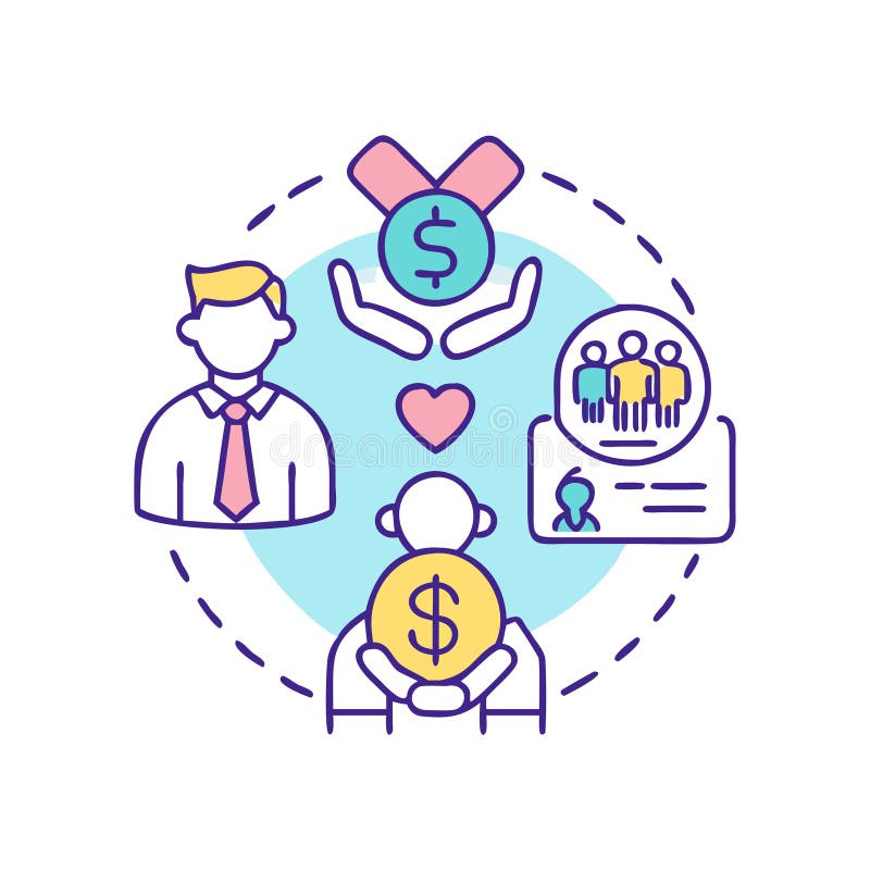 Philanthropy in Corporate Social Responsibility Stock Vector ...