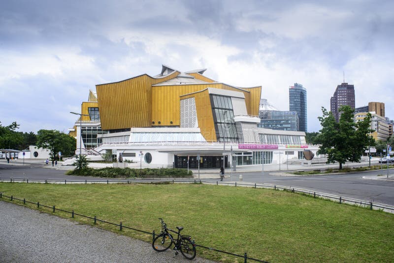 Berlin Philharmonic Orchestra Building Stock Photo - Image of ...
