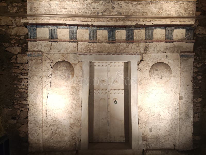 Philip II Tomb Macedonian Royal Resting Place Monument Stock Photo ...