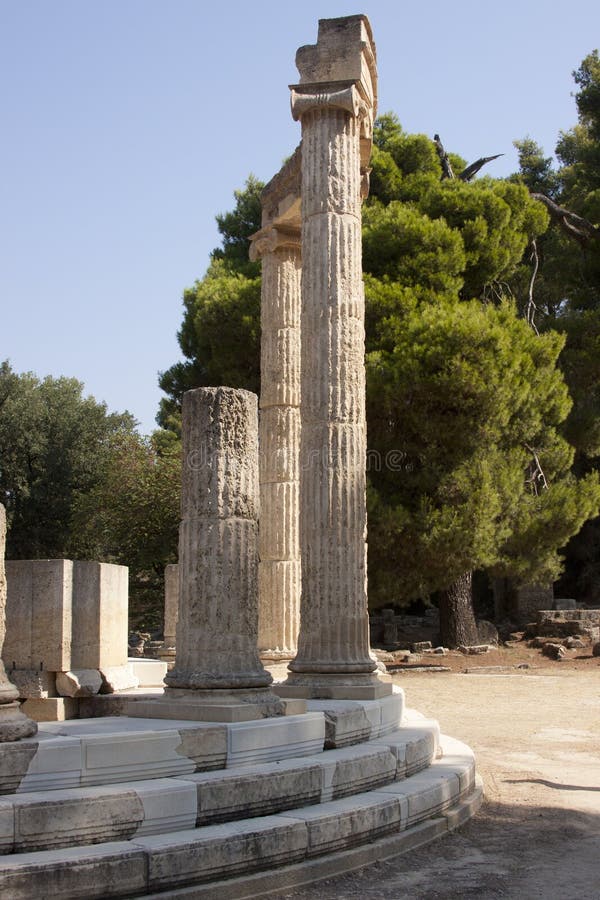 Philippeion in the Altis of Olympia in an Open-air Museum in Ancient ...