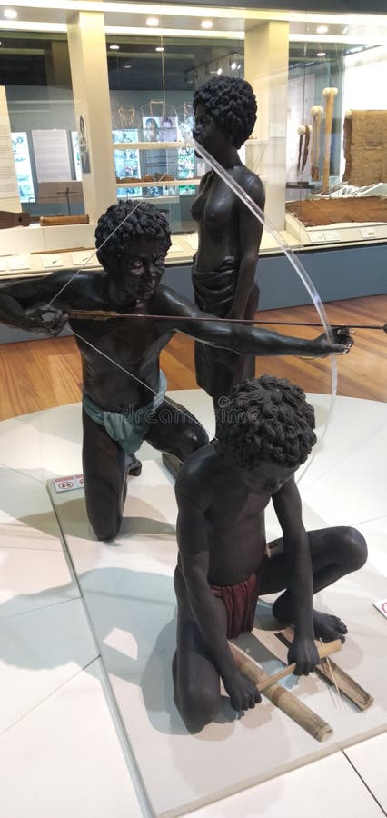 Philippine Aetas Statues editorial stock image. Image of statues ...