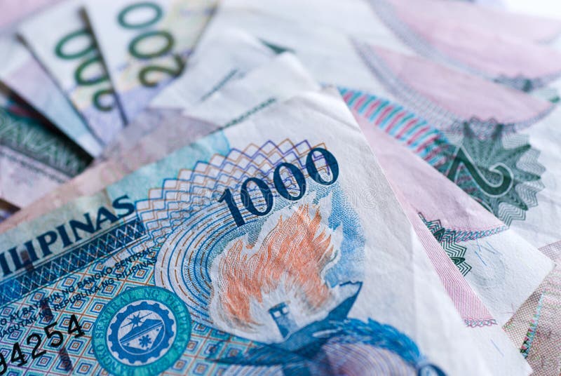 Philippine Banknotes stock photo. Image of asia, peso - 18122606
