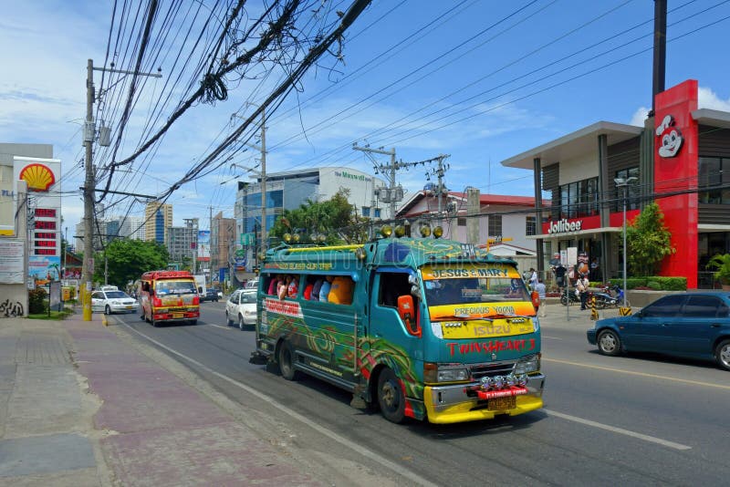Philippine bus editorial photography. Image of street - 95164717