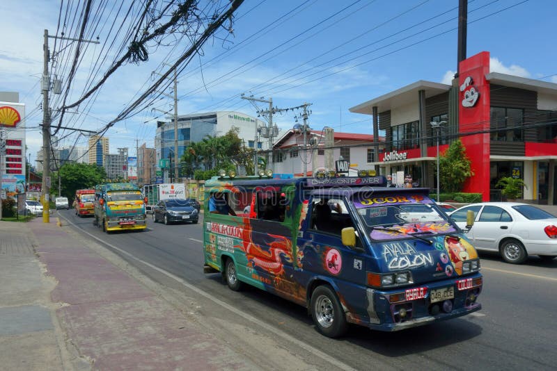 Philippine bus editorial photo. Image of public, department - 96532866