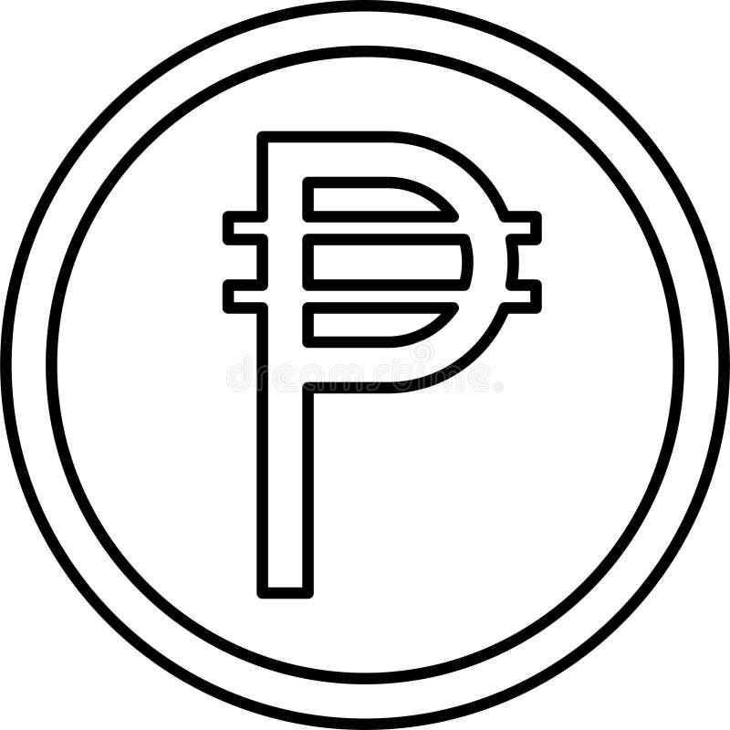 Philippine Peso Coin, Official Currency of the Philippines Stock Vector ...