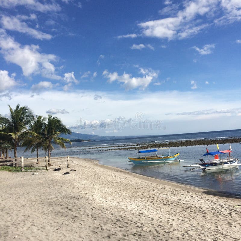 Philippinen-Strand stockfoto. Bild von szenisch, wasser - 152634482