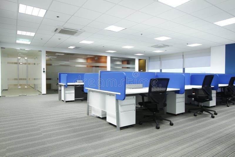 Philippines - August 24, 2013: Plain Empty Office Spaces in Asia ...