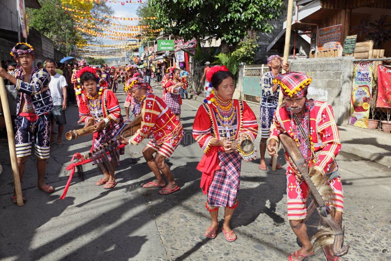 Philippines Bukidnon Tribal Street Dancers Editorial Photography ...