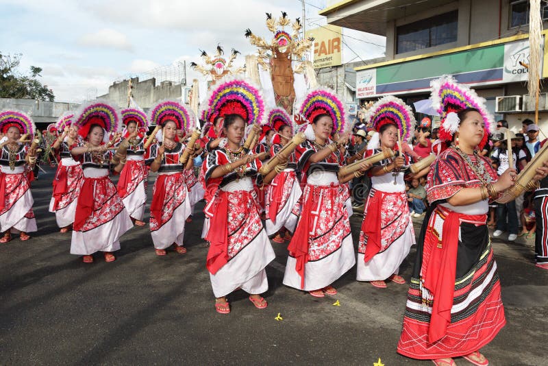 Philippines Bukidnon Tribal Street Dancing Editorial Photo - Image of ...
