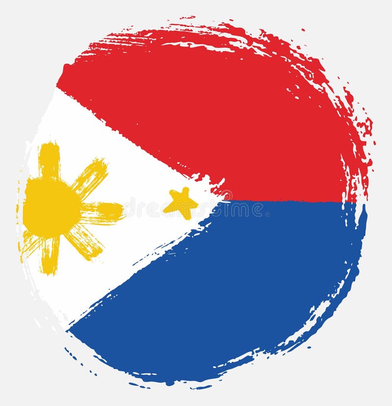 Philippines Flag Rounded Stock Illustrations – 45 Philippines Flag ...