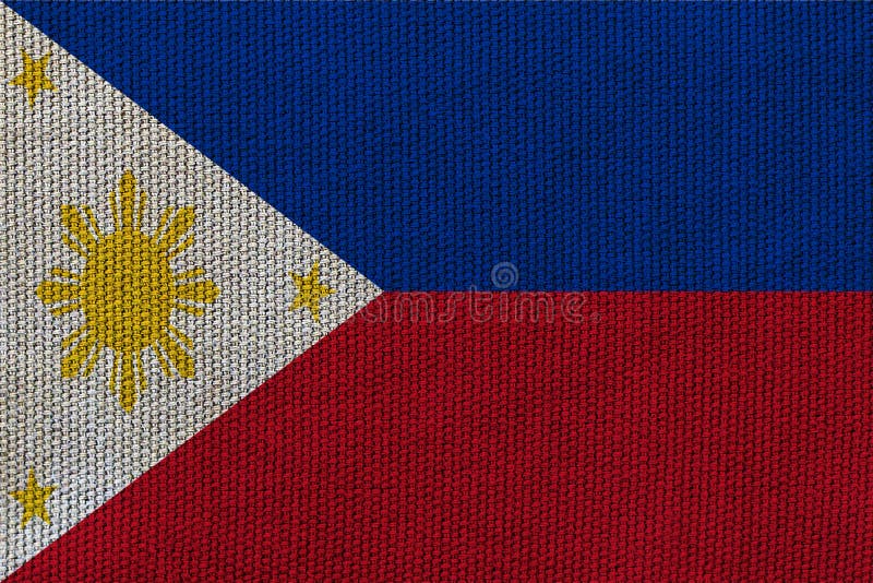 Philippines Flag on the Background Texture. Concept for Designer ...