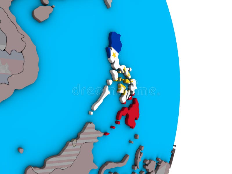 Philippines Flag Political Globe Stock Illustrations – 164 Philippines ...