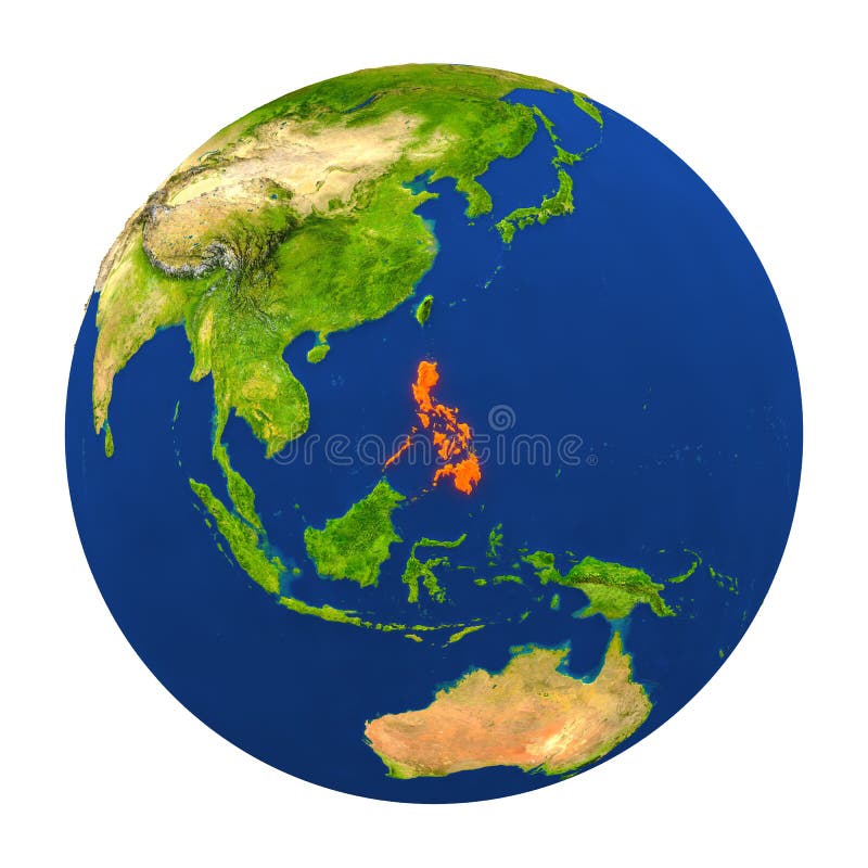 Earth Globe Map Philippines