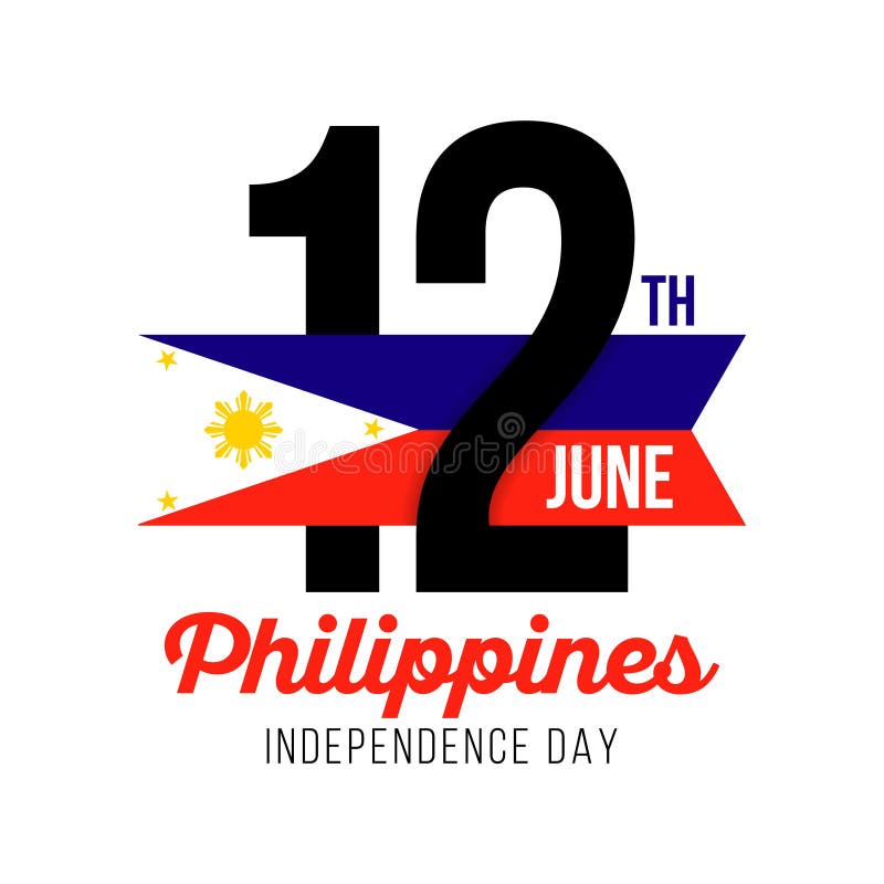 12 June, Philippines Independence Day. Card, Banner, Poster, Background ...