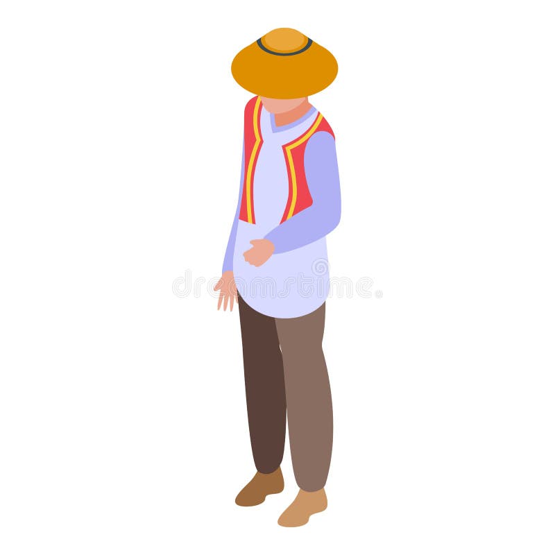 Philippines Woman Dance Icon Isometric Vector. Travel Culture Stock ...