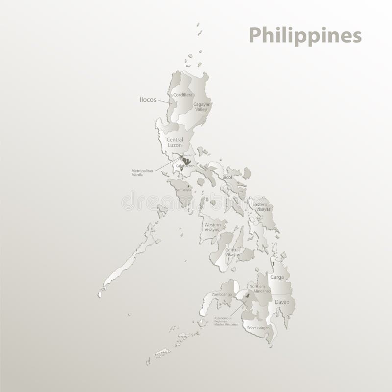 Philippines Map, Administrative Division, Separate Individual Regions ... Philippines Map, Administrative Division, Separate Individual Regions ...