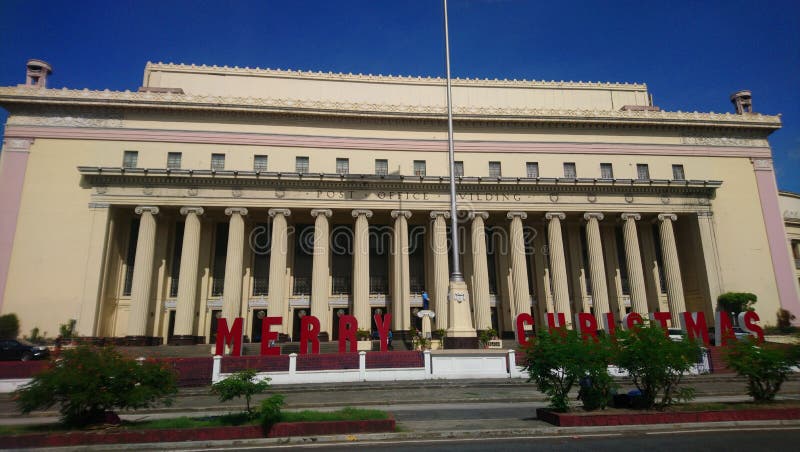 Philippines National Post Office Manila Editorial Photo - Image of ...