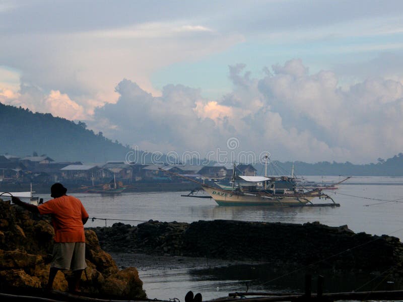Philippines, Palawan, Quezon Harbor Editorial Photo - Image of harbor ...