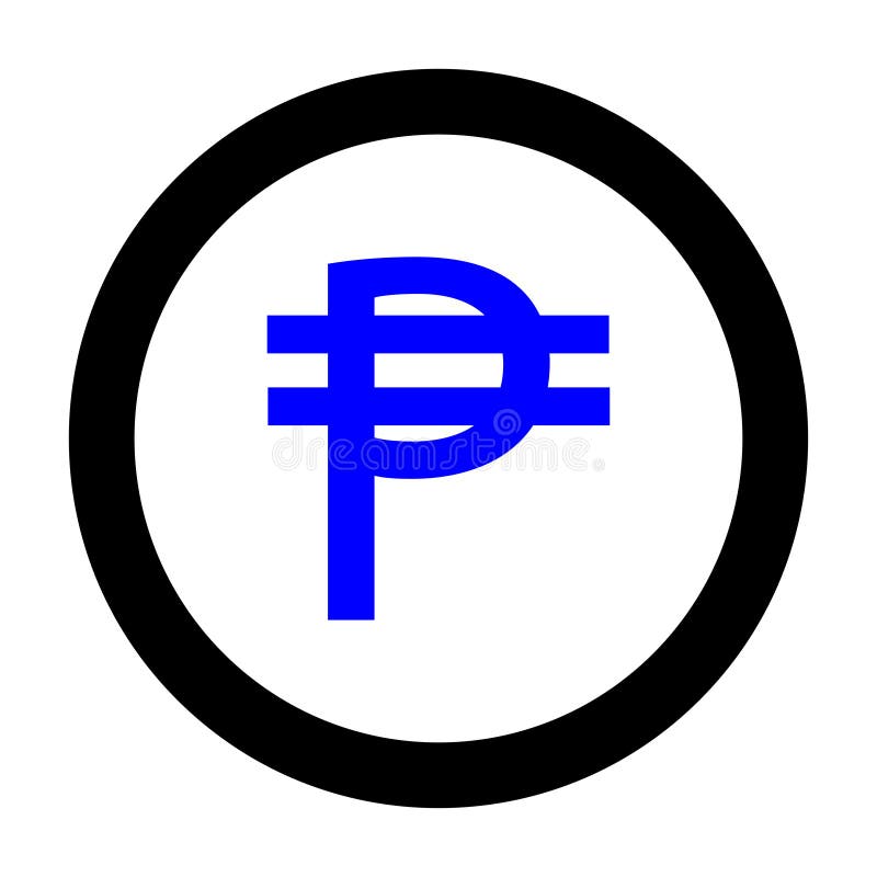 Philippines Peso Currency Icon Stock Vector - Illustration of icon ...