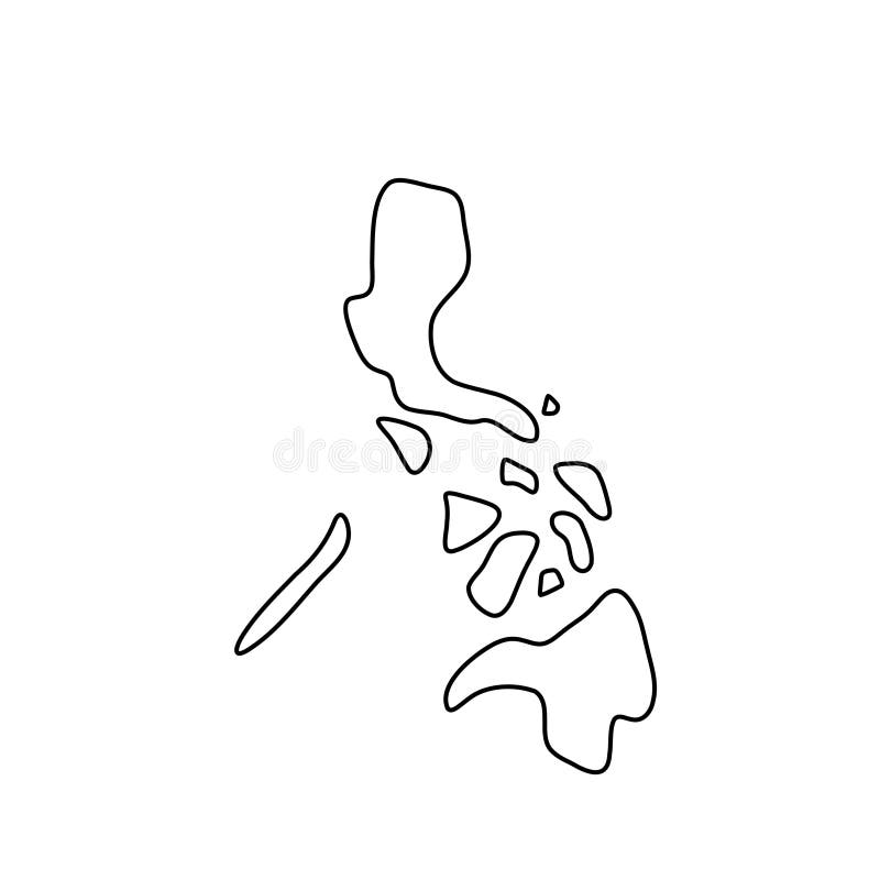 Philippine Map Outline