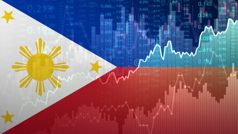 Philippines Stock Market Growth and Financial Data Visualization Stock ...