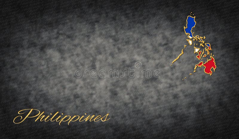 Philippines Symbols, Map of Philippines Stock Photo - Image of beaches ...