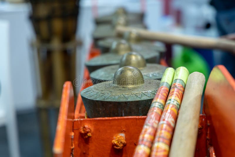 Philippines Traditional Musical Instruments - Bonang Stock Image ...
