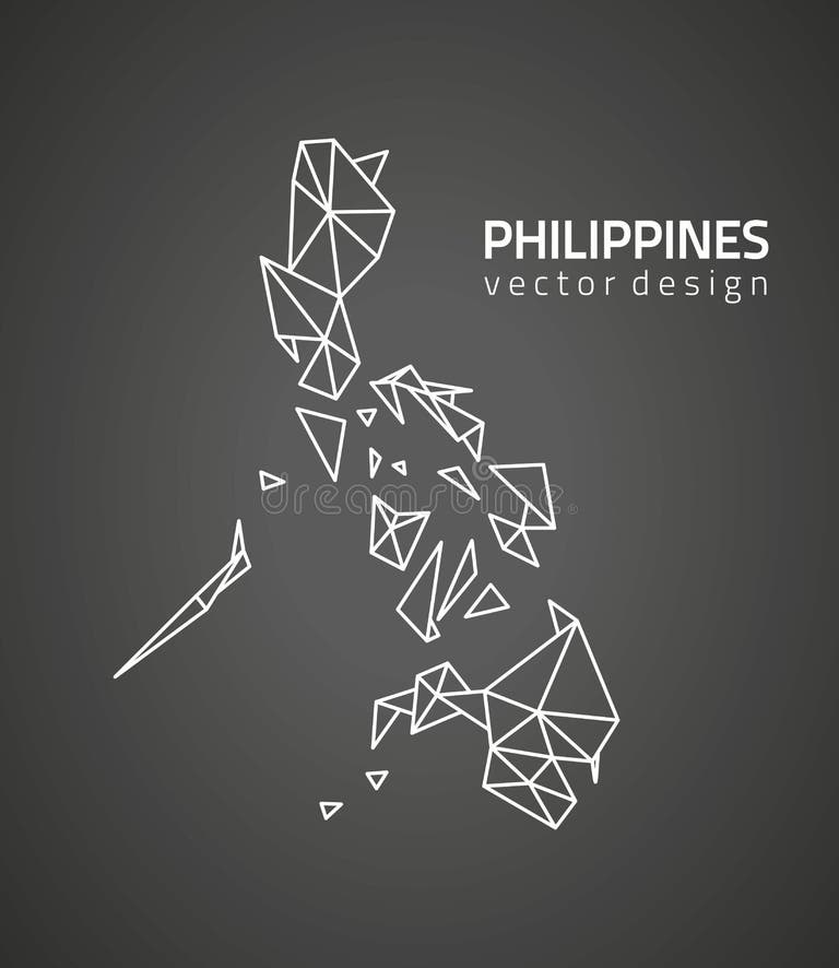 Philippines Vector Polygon Stock Illustrations – 336 Philippines Vector ...