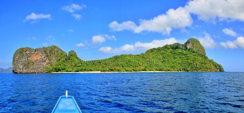 Philippines Helicopter Island Stock Image - Image of rock, tropical ...