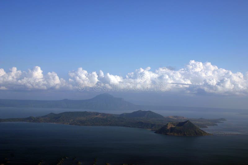 Philippines Volcano stock image. Image of ocean, smallest - 1853723