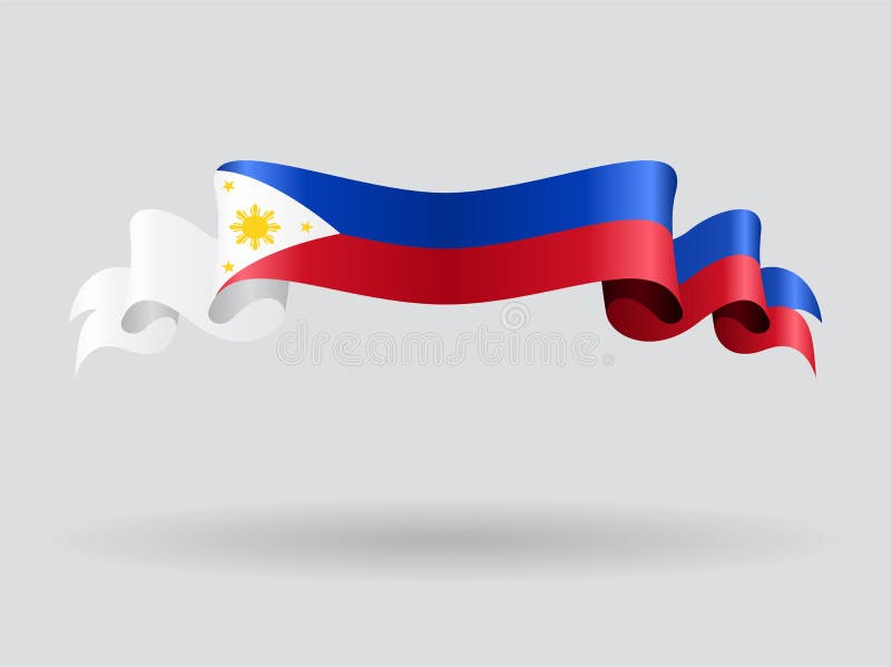 Philippines Wavy Flag. Vector Illustration. Stock Vector - Illustration ... Philippines Wavy Flag. Vector Illustration. Stock Vector - Illustration ...