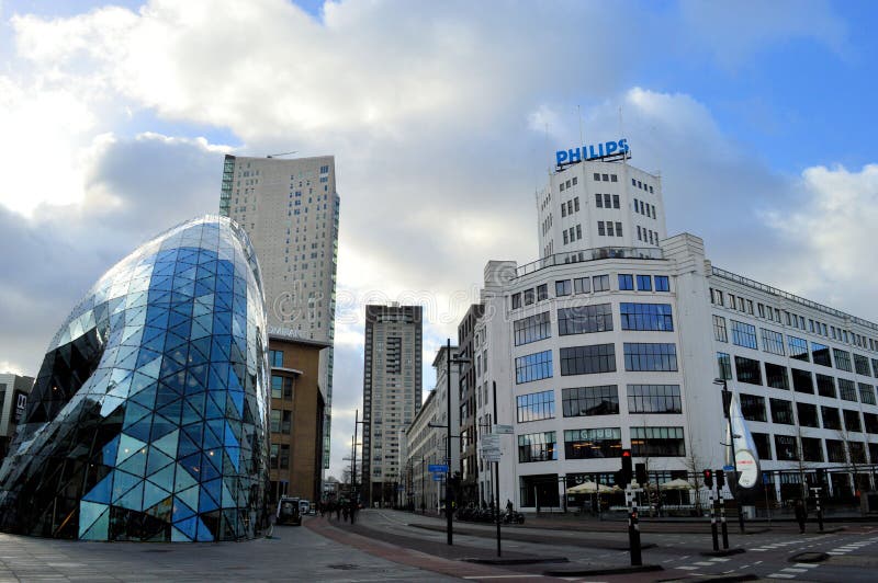 Philips Building in the Center of Eindhoven Editorial Stock Photo ...