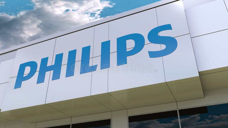 PHILIPS Logo on the Electric Car Plug. Editorial Conceptual 3d ...