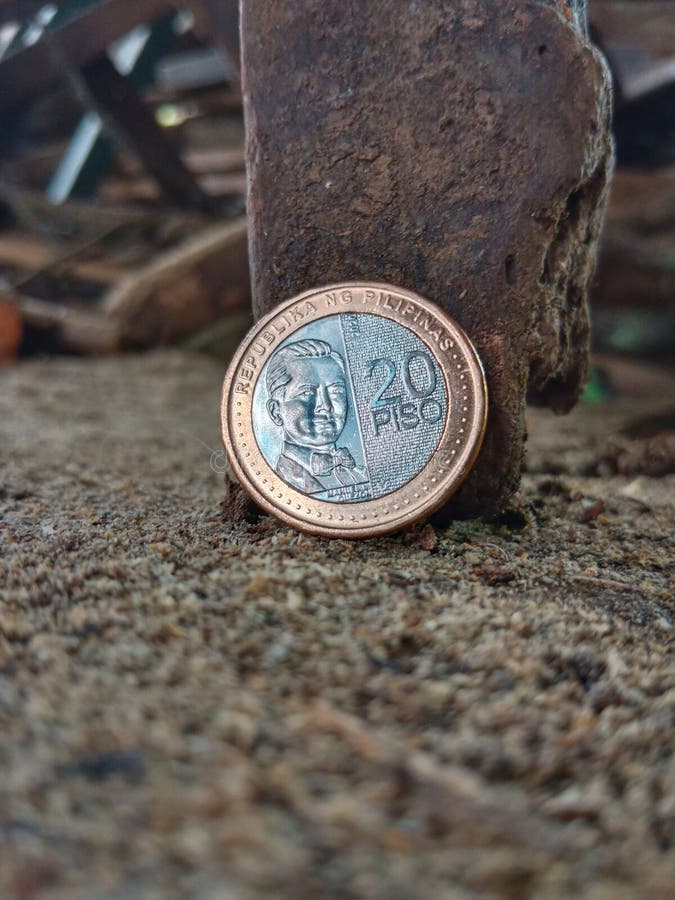 Phillipines coin stock photo. Image of iron, money, brown - 257359378