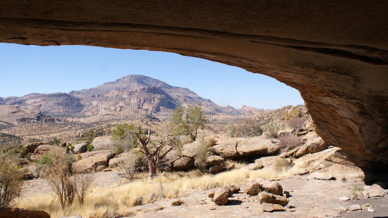 Phillipp s Cave in Namibia stock photo. Image of usakos - 44352360