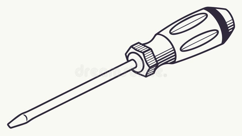 Head Screwdriver Sketch Stock Illustrations – 195 Head Screwdriver ...