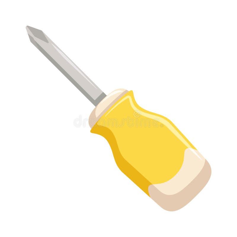 Phillips Head Screwdriver. Working Tool Stock Vector - Illustration of ...