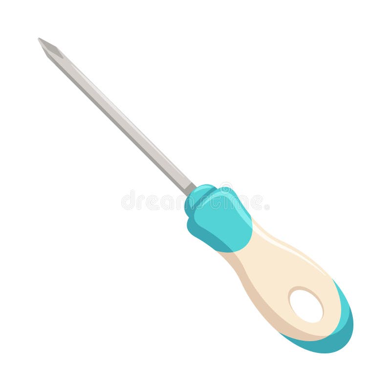 Phillips Head Screwdriver. Working Tool Stock Vector - Illustration of ...