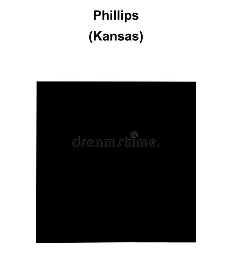 Phillips outline map stock vector. Illustration of phillips - 361549135