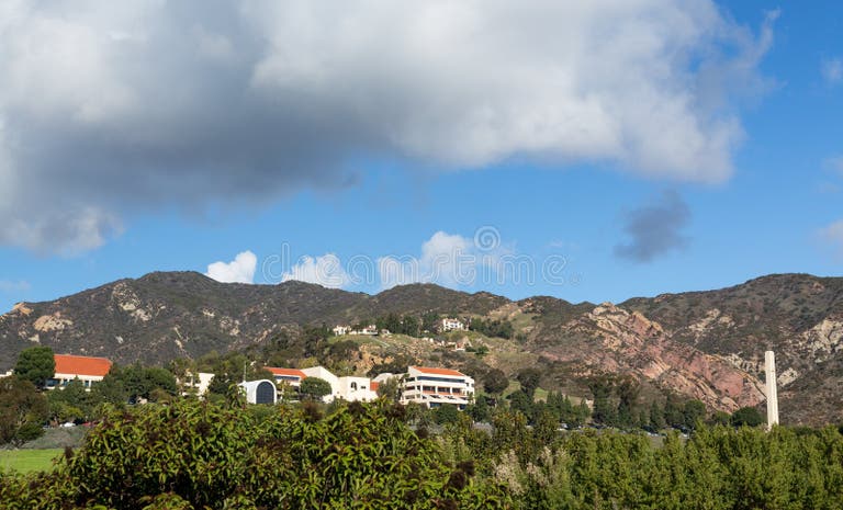 Phillips Theme Tower at Pepperdine University Stock Photo - Image of ...