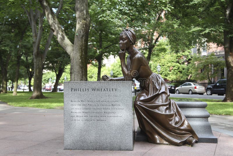Phillis Wheatley Statue stock photo. Image of commonwealth - 32917250
