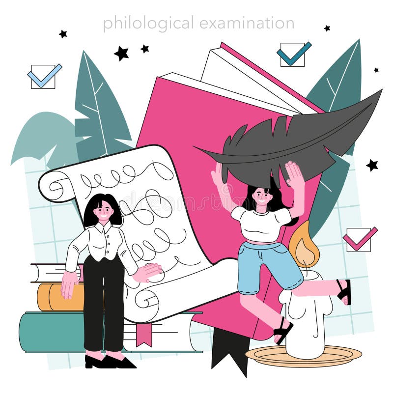 Philologist Concept. Scientific Study of Language, Its History and ...