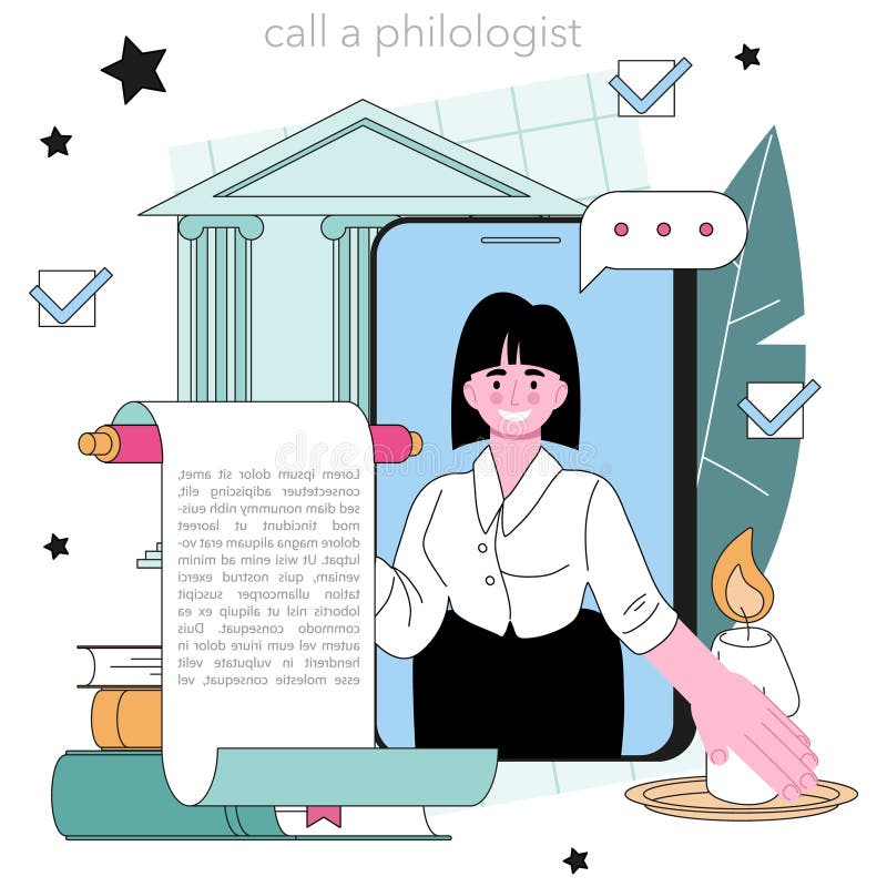 Philologist Online Service or Platform. Scientific Study of Language ...