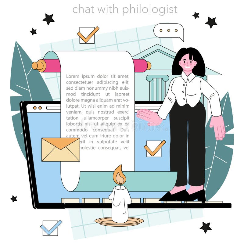 Philologist Online Service or Platform. Scientific Study of Language ...