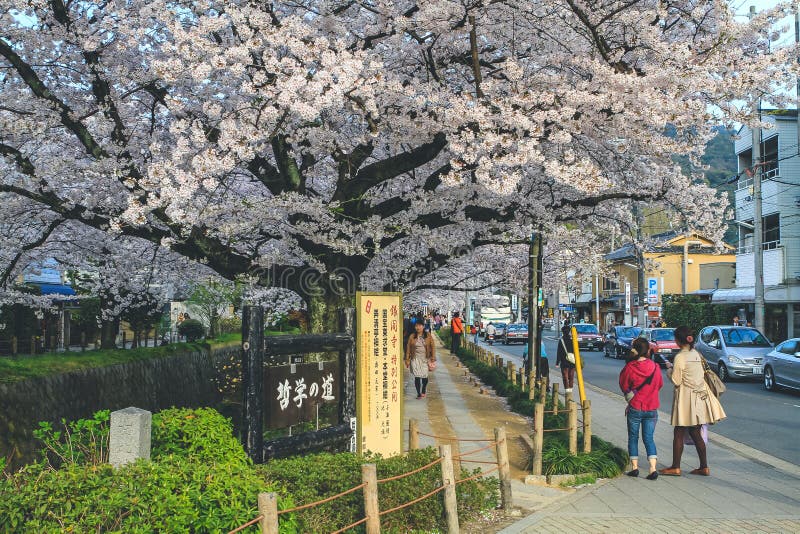 12 April 2012 the Philosophers Way in the Spring Time, Kyoto, Japan ...