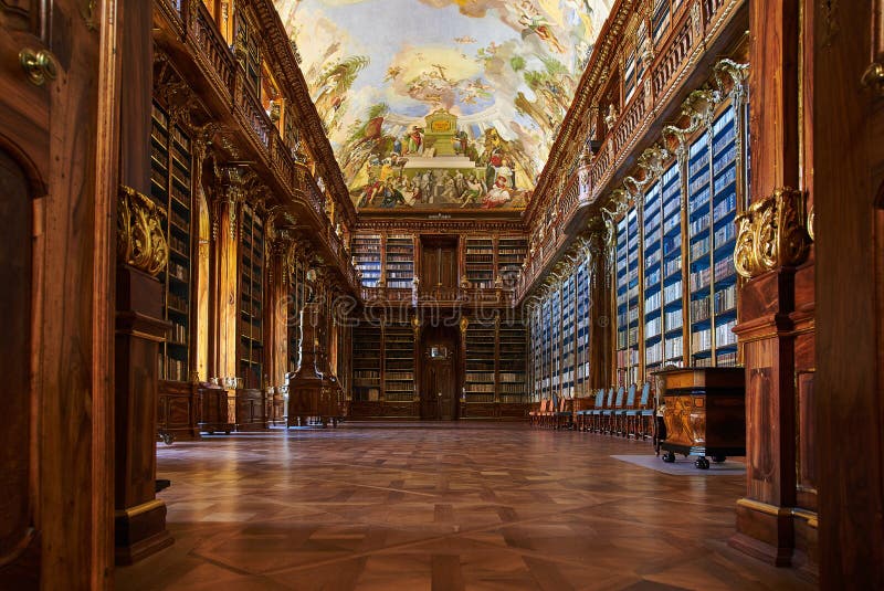Philosophischer Hall, Strahov-Kloster, Prag Redaktionelles Bild - Bild ...