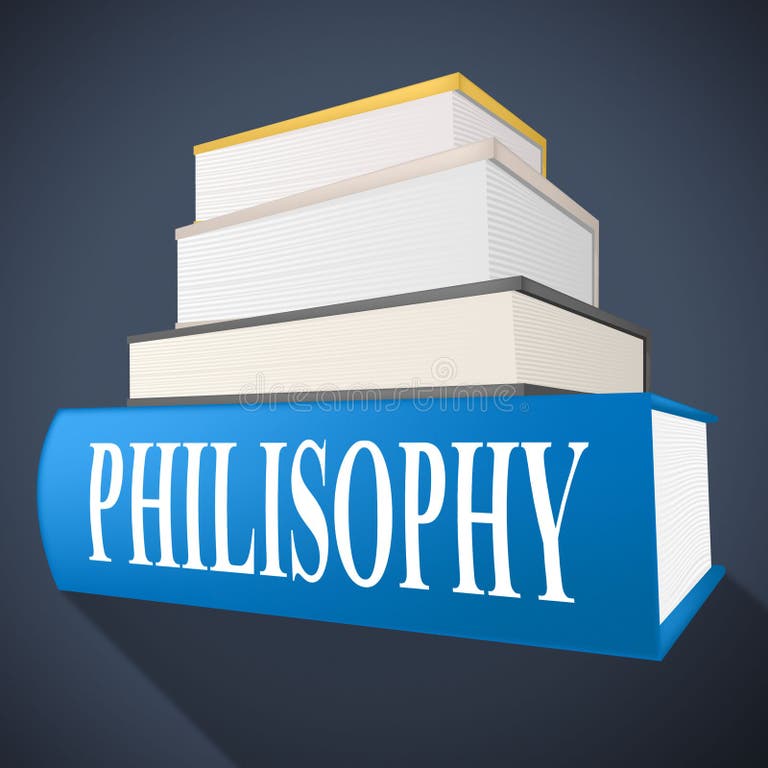 Philosophy Book Shows Non-Fiction Morality and Reasoning Stock ...