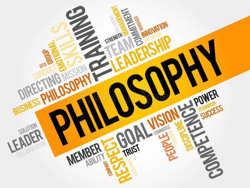 Philosophy Word Cloud Collage Stock Illustration - Illustration of idea ...