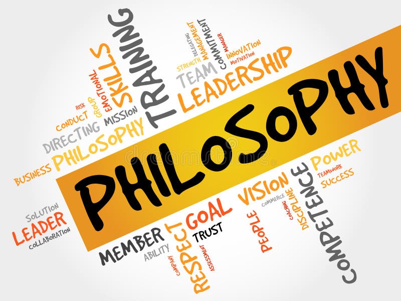 Philosophy word cloud stock illustration. Illustration of philosophy ...